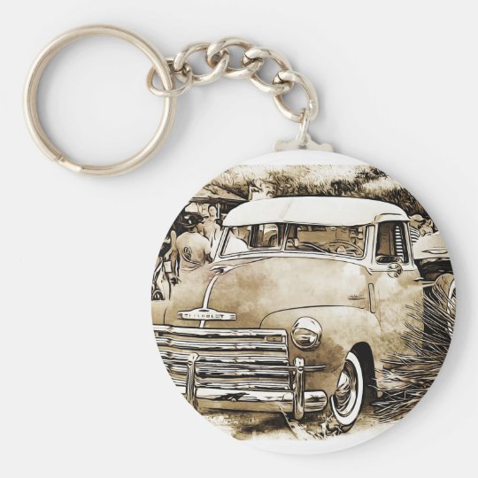 Classic Chevy Chevrolet Truck Key Ring | Zazzle.com.au