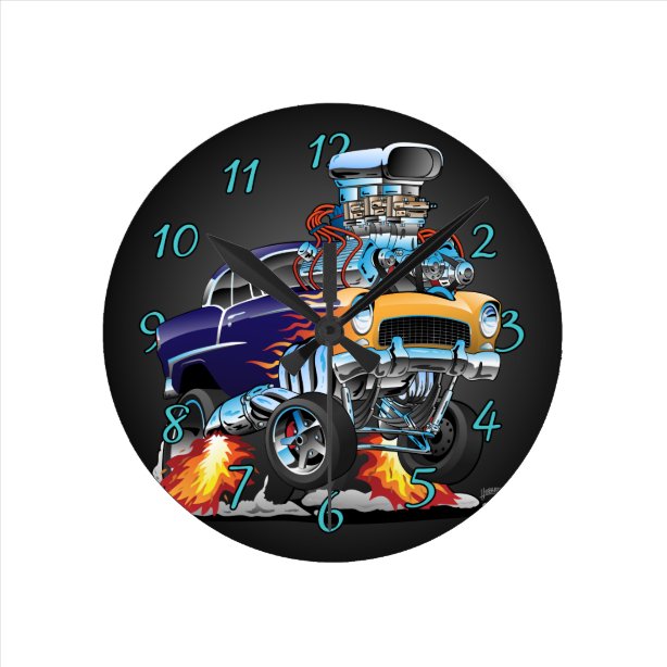 Cartoon Wall Clocks | Zazzle.com.au