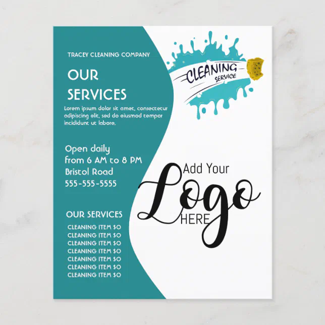 cleaner cleaning poster STUDIO poster flyer | Zazzle