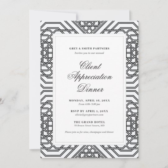 Client Appreciation Dinner Invitation | Zazzle.com.au