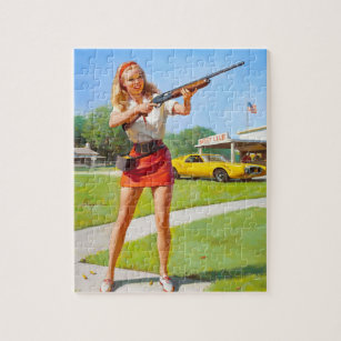 Pinup Girls Jigsaw Puzzles | Zazzle.com.au