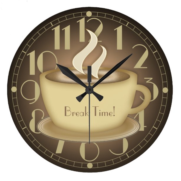 Coffee Wall Clocks | Zazzle.com.au