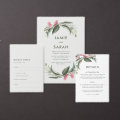 Australian Native Gum Blossom Wedding Invitation | Zazzle