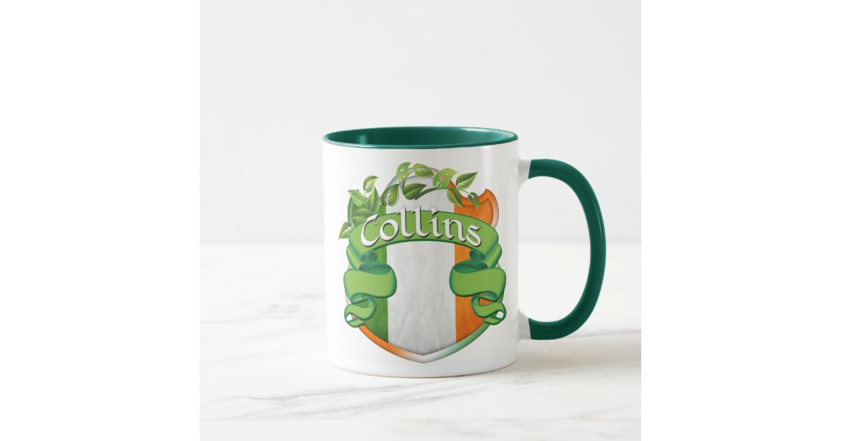Collins Irish Shield Mug | Zazzle