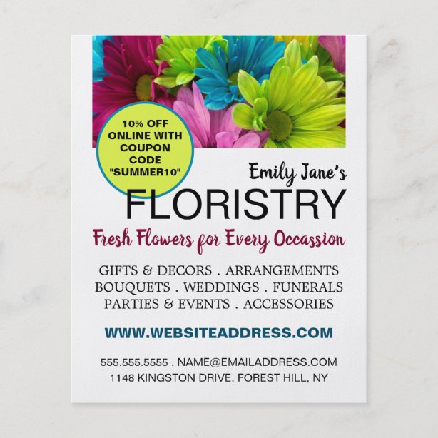 Florist Flyers | Zazzle.com.au