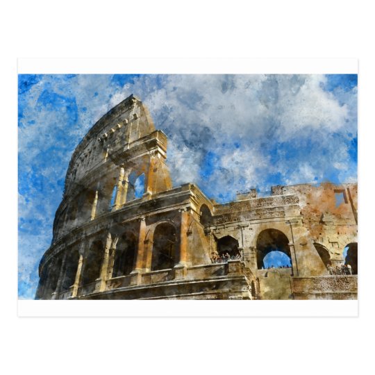 Colosseum in Ancient Rome Italy Postcard | Zazzle.com.au