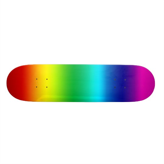 Colours of the Rainbow Skateboard | Zazzle.com.au