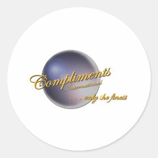 With Compliments Stickers | Zazzle.com.au