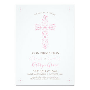 Catholic Confirmation Invitations | Zazzle.com.au