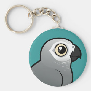 Cartoon Parrot Key Rings & Keychains | Zazzle AU