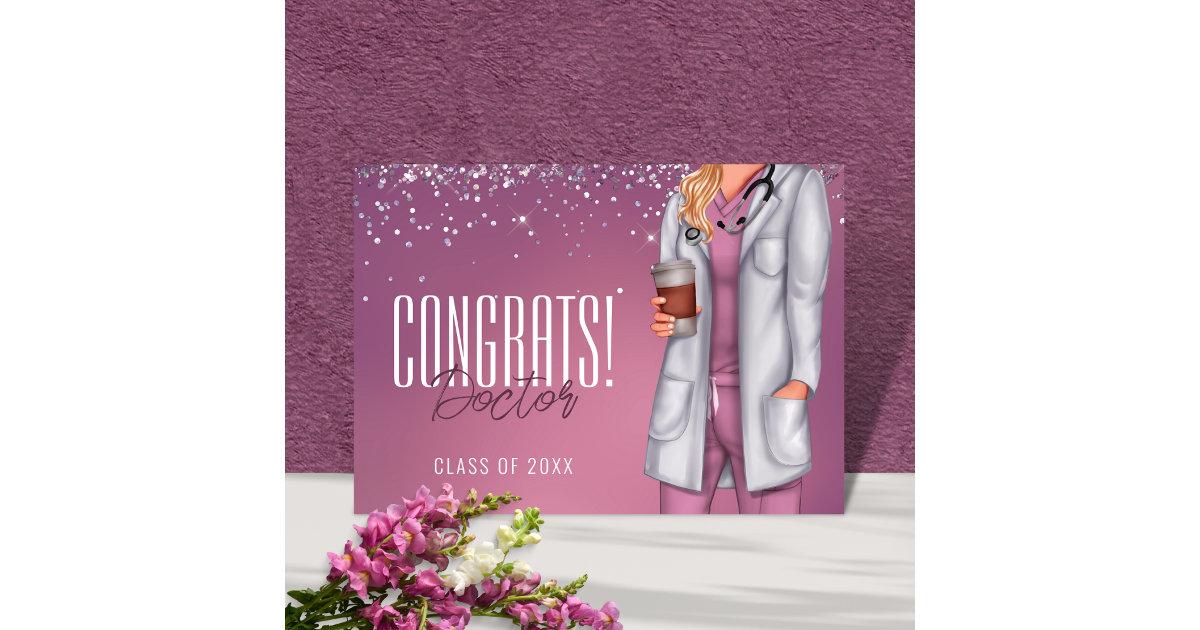 Congratulations Medical Doctor Graduation Card | Zazzle