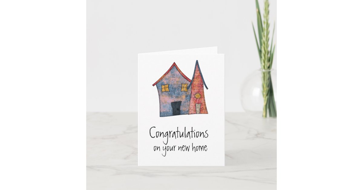 congratulations New Home Note Card | Zazzle