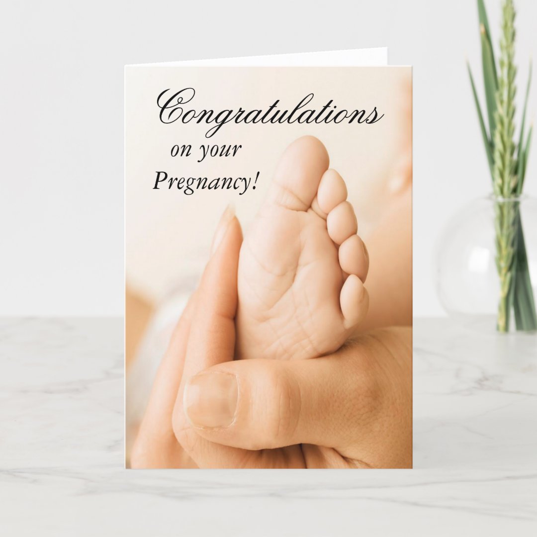 Congratulations On Your Pregnancy Card | Zazzle