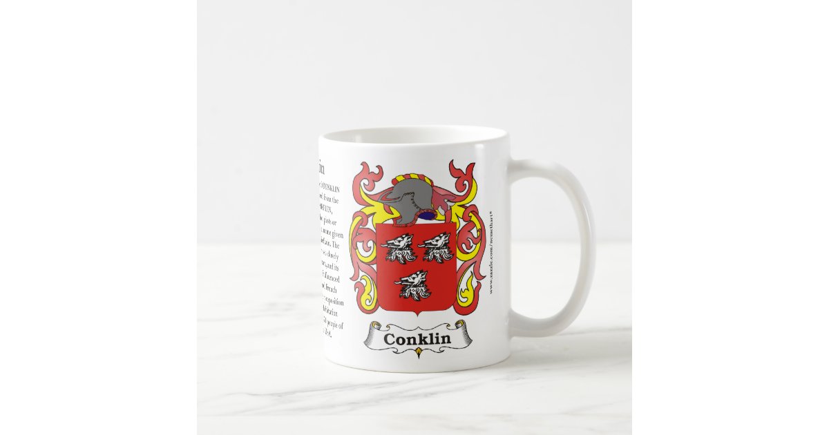 Conklin Family Coat of Arms Mug | Zazzle