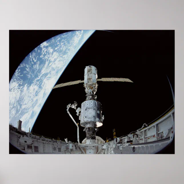 Construction of the International Space Station Poster | Zazzle
