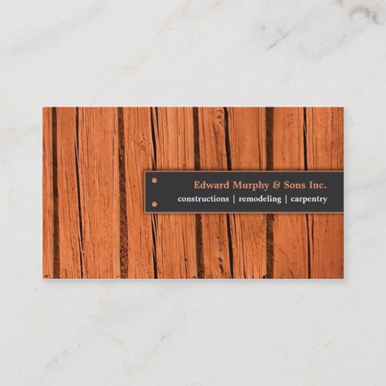Constructions/Carpentry Business Card | Zazzle.com.au