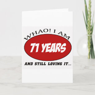 71 Years Old Cards | Zazzle AU