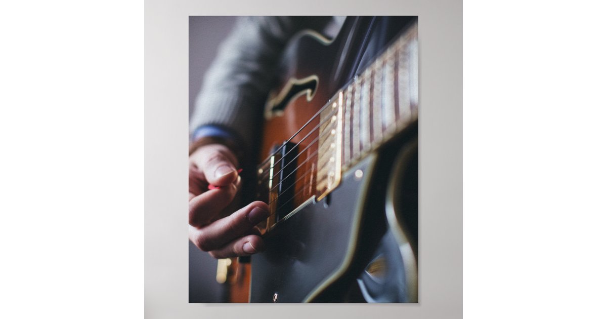 Cool Bass Guitar Poster | Zazzle
