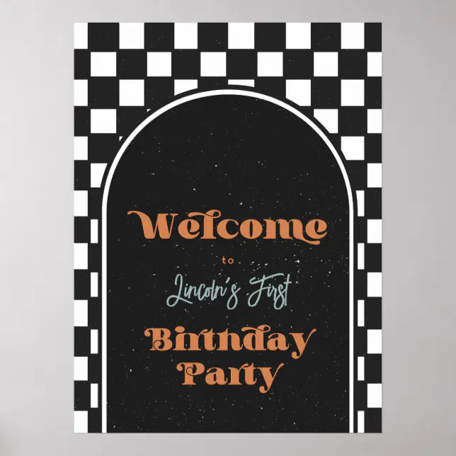 Cool Dude Welcome Poster | Skateboard Sign | Zazzle