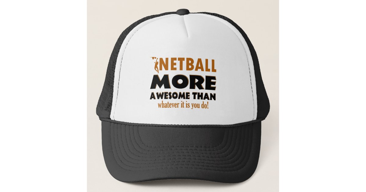 Cool Netball designs Trucker Hat | Zazzle