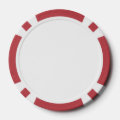 COOL! Poker Chips - Red - Custom | Zazzle