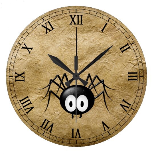 Cool Spider Clock! Large Clock | Zazzle.com.au