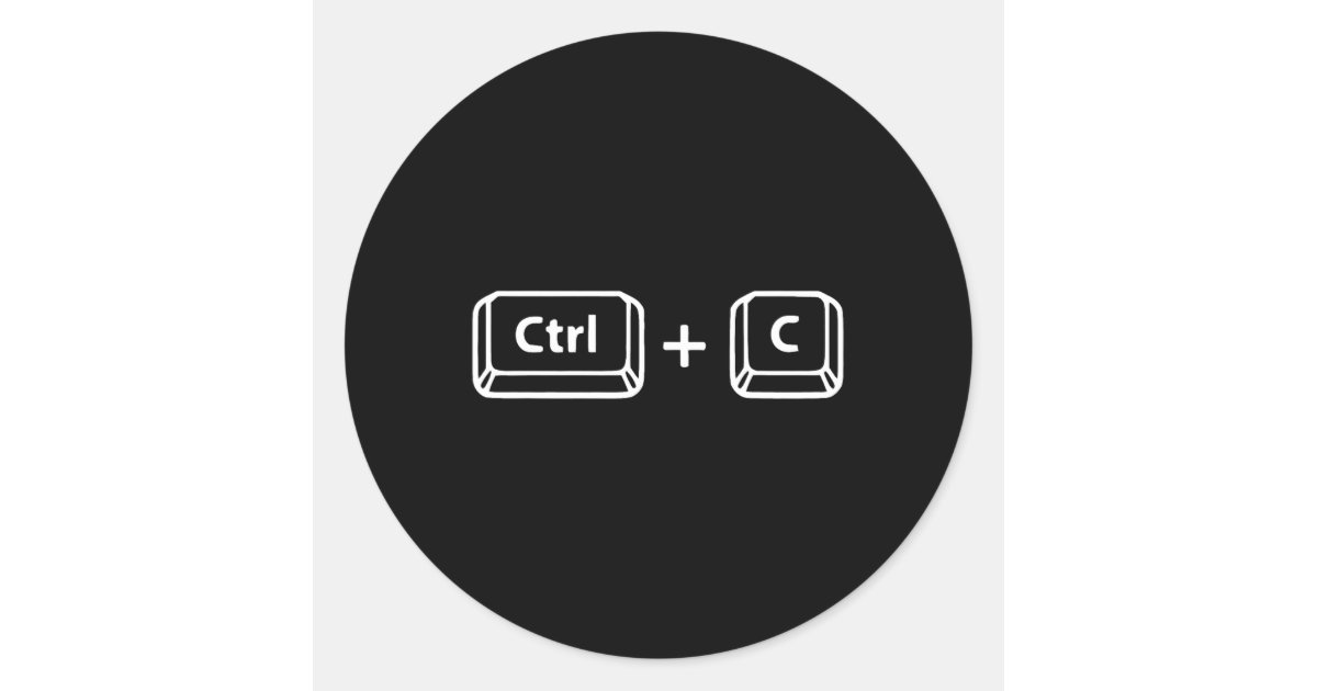 Copy Paste Ctrl C Ctrl V Dad Son Happy Father& s Classic Round Sticker ...