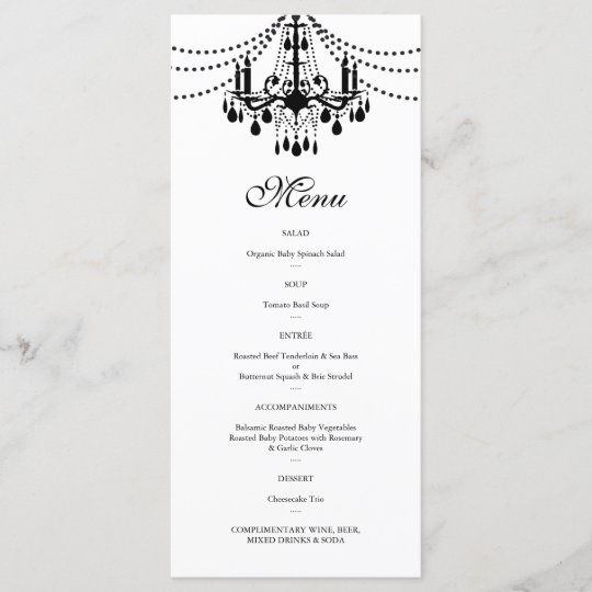 Corporate Dinner Menu | Zazzle.com.au