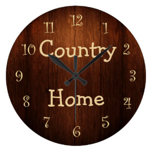 Country Kitchen Wall Clocks | Zazzle.com.au