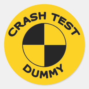 Crash Test Dummy Stickers | Zazzle AU