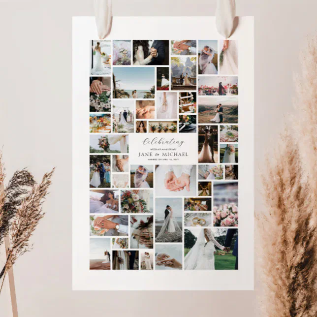 Create Your Own 46 Photo Collage Poster | Zazzle