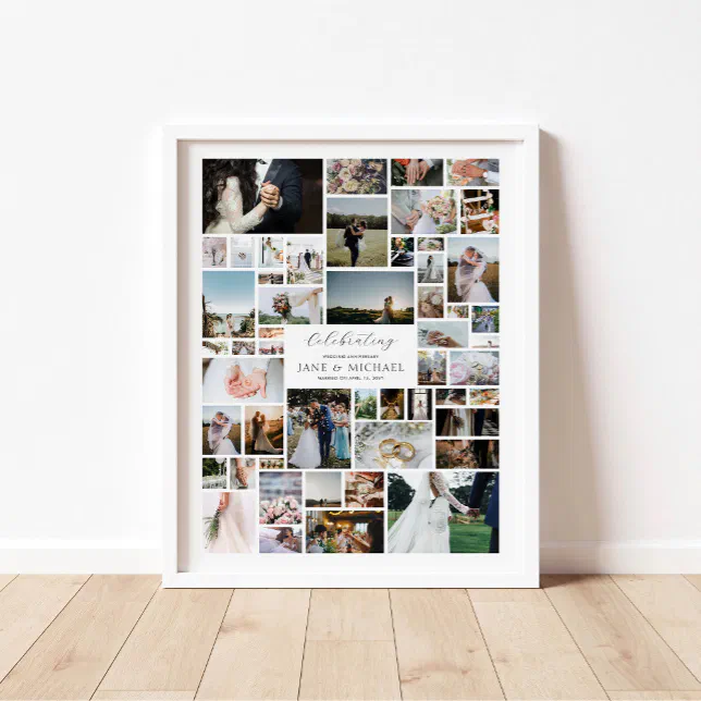 Create Your Own 52 Photo Collage Poster | Zazzle
