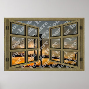 Window Scene Posters & Photo Prints | Zazzle AU