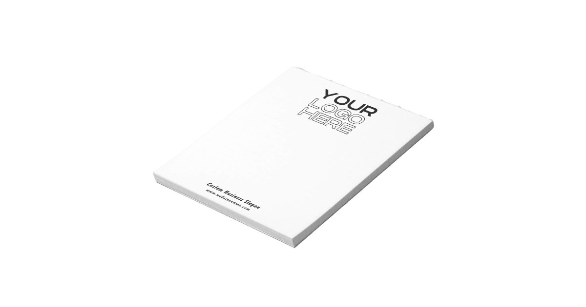 Create your own Business Logo Notepad | Zazzle
