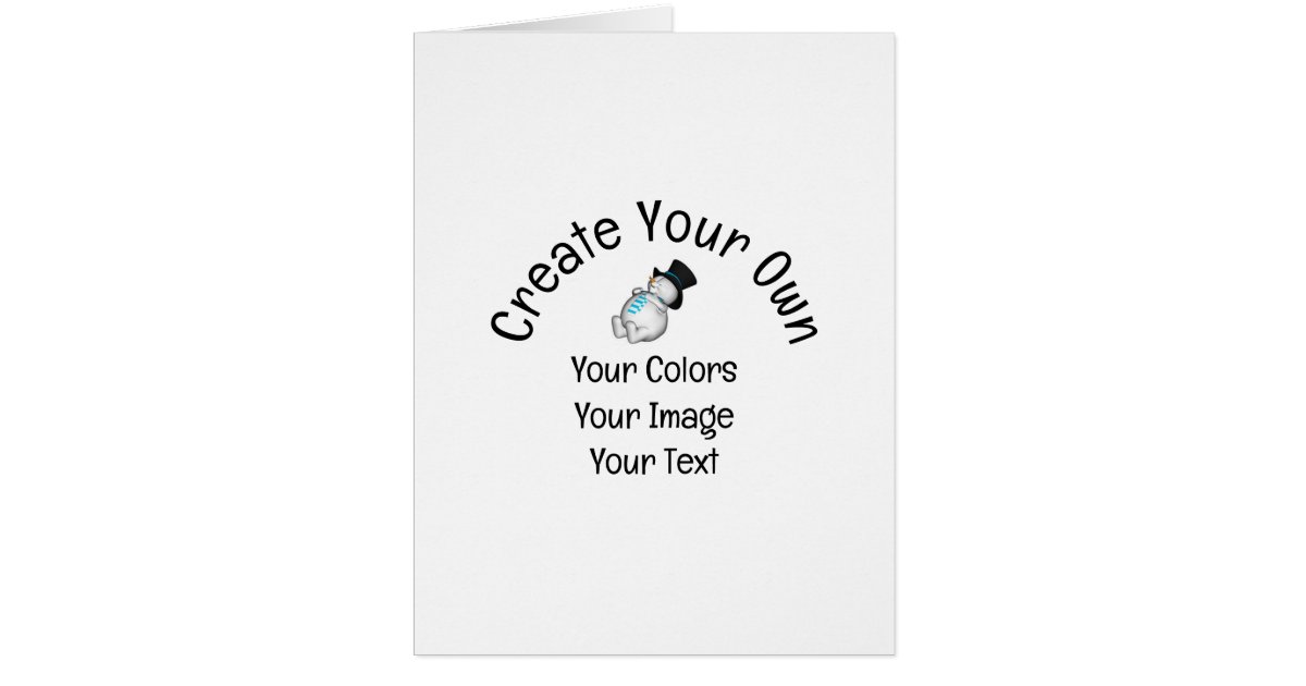 Create Your Own Custom Card | Zazzle