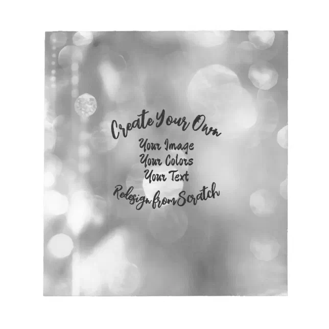 Create Your Own Custom Colour/Design Notepad | Zazzle