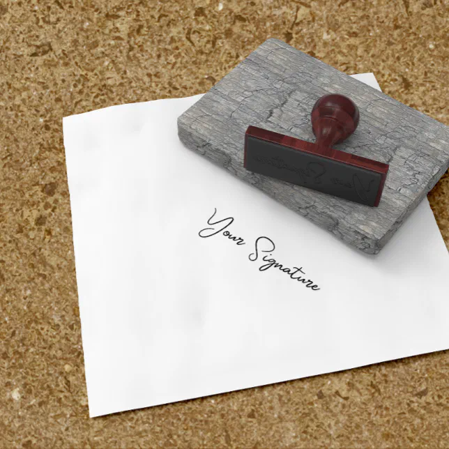 Create Your Own Custom Signature Personalised Sel Self-inking Stamp ...