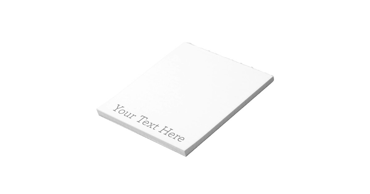 Create Your Own Notepad Zazzle Create Your Own Notepad Zazzle
