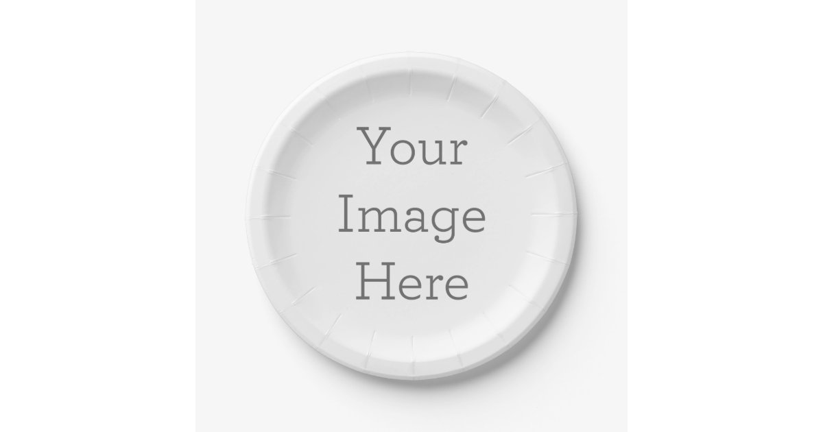 Create Your Own Paper Plate | Zazzle