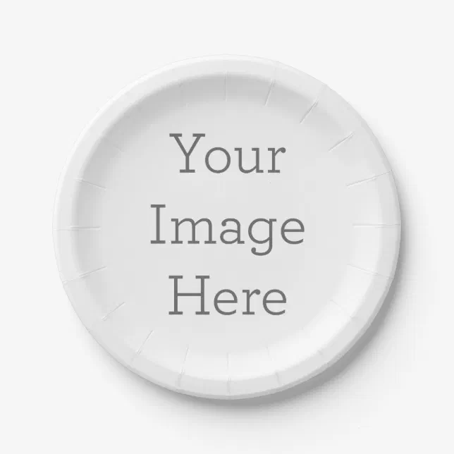 Create Your Own Paper Plate | Zazzle