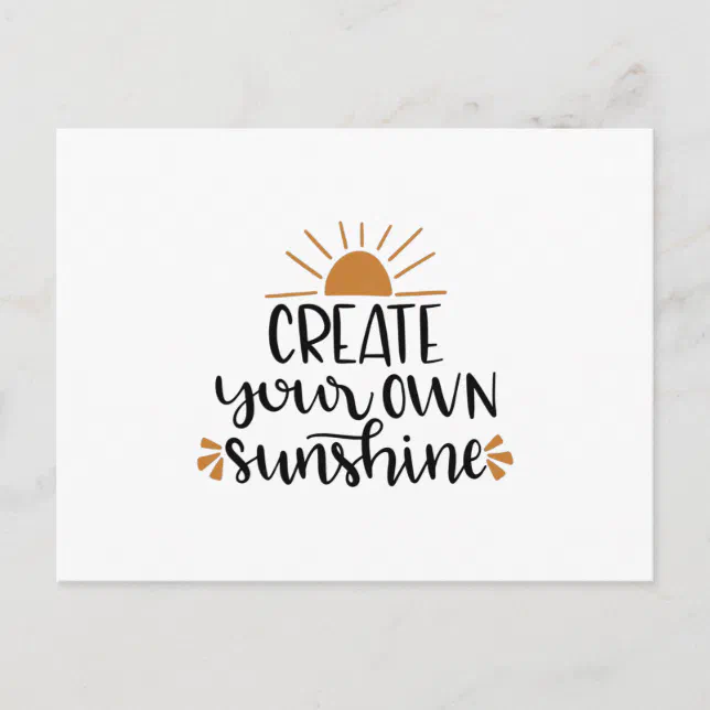 Create your own Sunshine Postcard | Zazzle