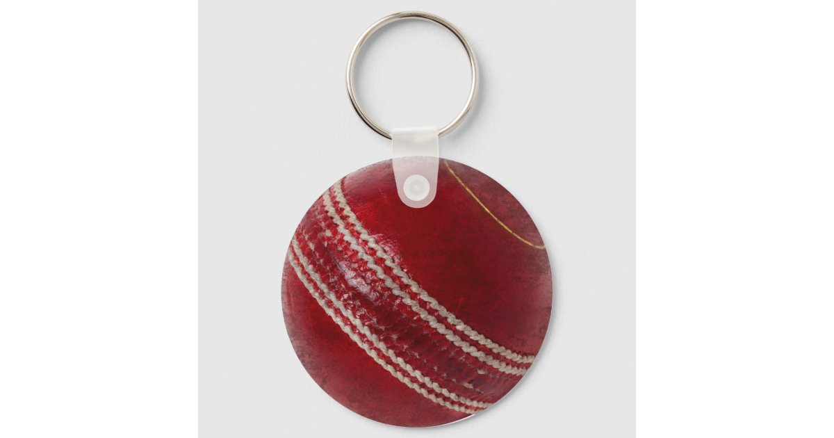 CRICKET BALL KEY RING | Zazzle