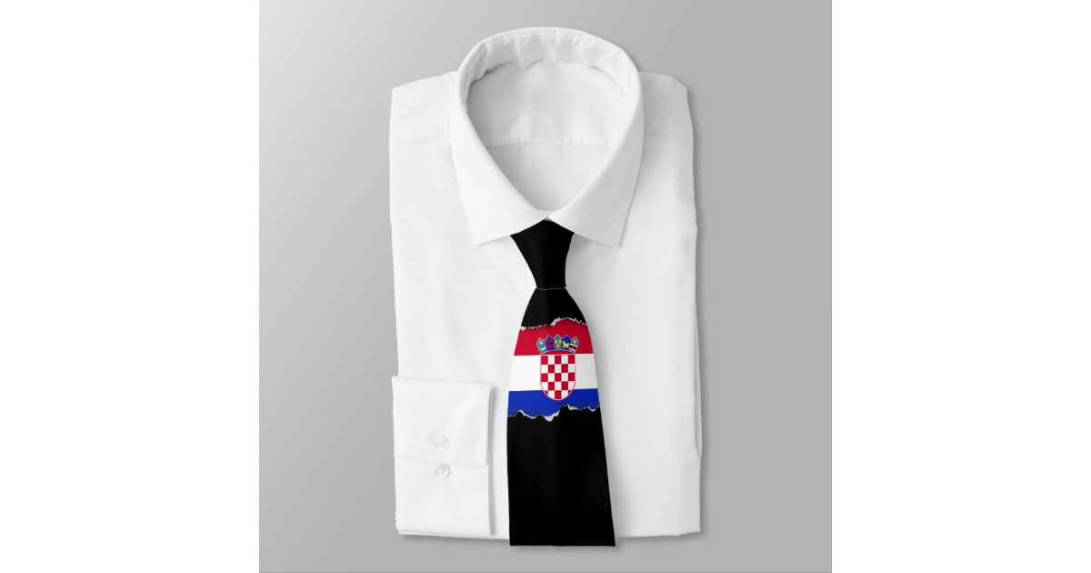 Croatian Flag Tie | Zazzle