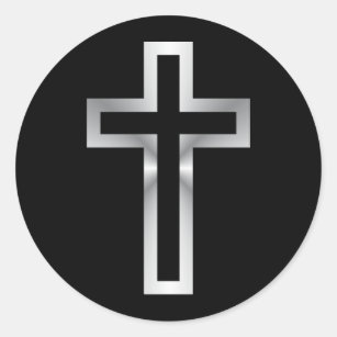 Silver Cross Stickers | Zazzle AU