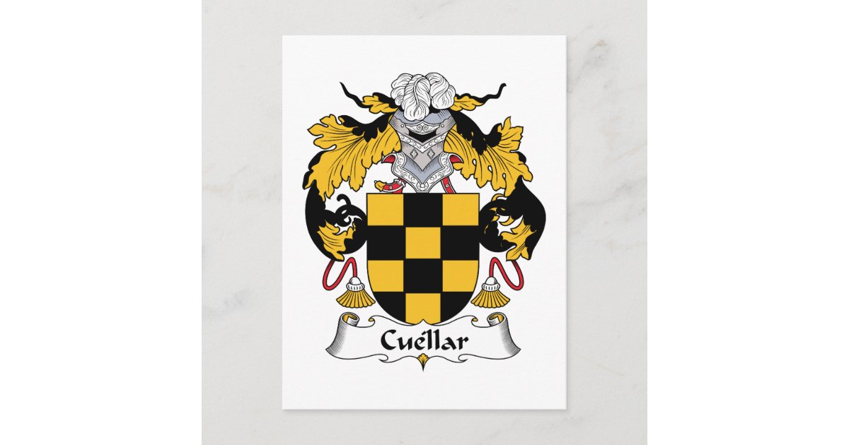 Cuellar Family Crest Postcard | Zazzle