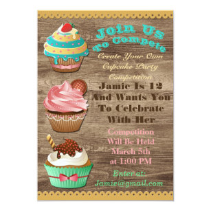 Bake Off Invitations | Zazzle AU
