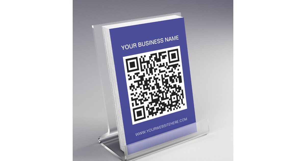 Custom Advertising Promotional QR Code & Text Flyer | Zazzle