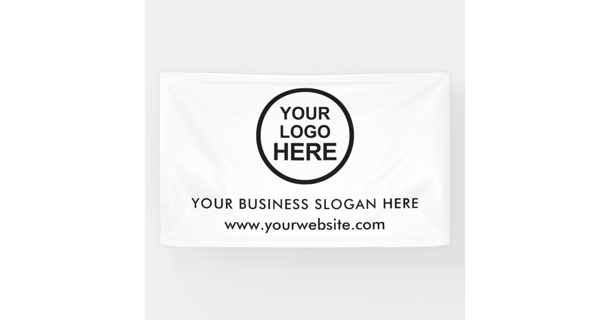 Custom Business Logo Banner | Zazzle