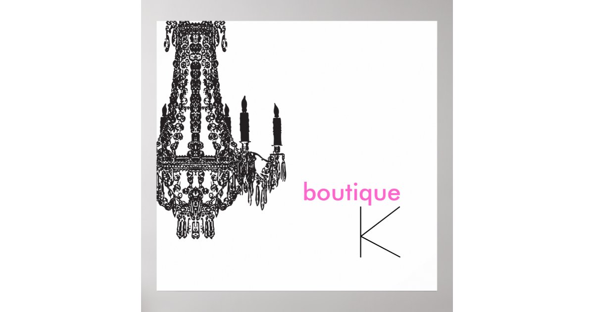 Custom Chandelier Poster | Zazzle
