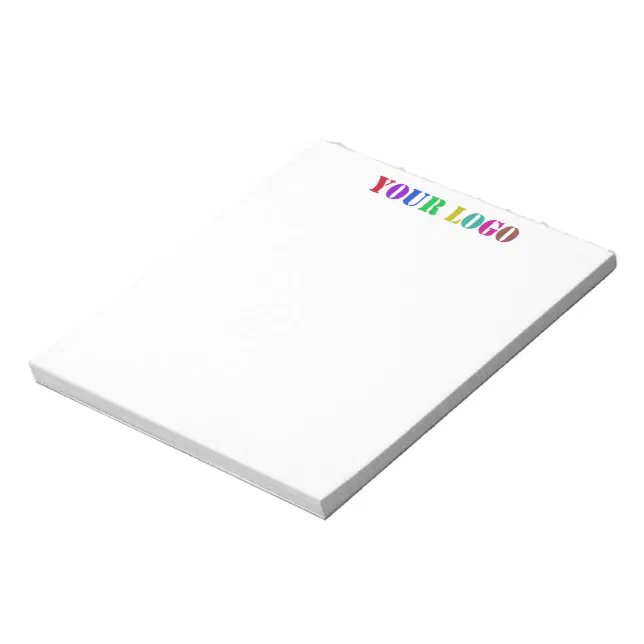 Custom Company Logo Business Promotional Notepad | Zazzle